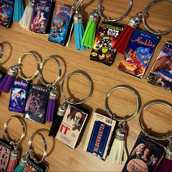 Other | Vhs Keychains These Are Perfect And Cute And Waterproof So No ...